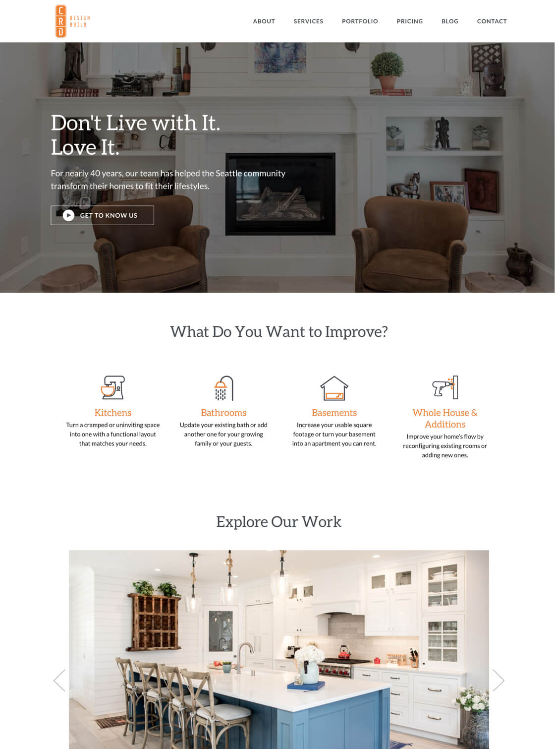 Portfolio Example: CRD Design Build | SmartBug Media®